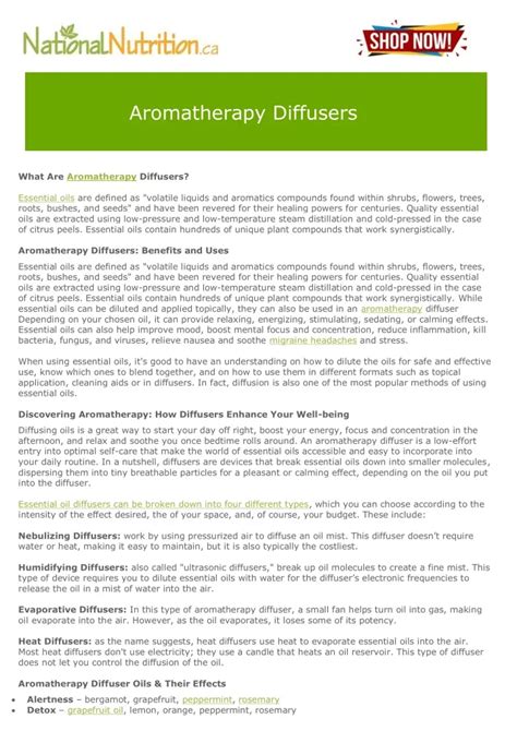 Ppt Aromatherapy Diffusers Powerpoint Presentation Free Download Id 12590928