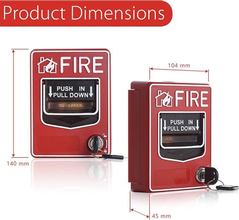 Dual Action Manual Call Point Fire Alarm Panic Nepal Ubuy