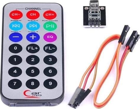 Arduino Kızılötesi Ir Alıcı Verici Kumanda Seti Kumanda Kiti Idefix