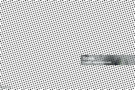 Black And White Dotted Halftone Vector Background Metallic Halftone Pattern Stock Illustration