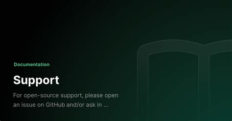 support docs