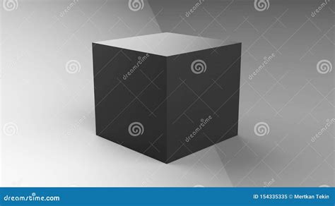 3d Cube Box Render On Isolated Background For Product Package Design