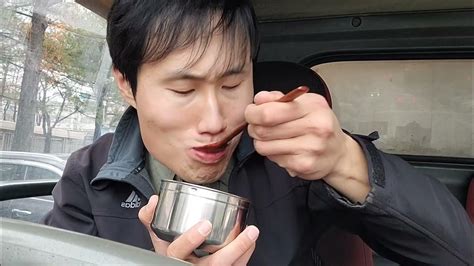 아내가 싸주는 경양식 스테이크 보온도시락 새벽부터 풀노동 후 맞이한 점심 트럭커 먹방 리얼리티 Youtube