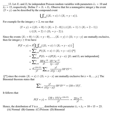 solved 13 let x1 and x2 be independent poisson random
