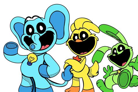 Smiling Critters Cliparts Png