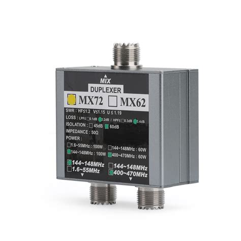 Artudatech Mx72 Ham Antenna Combiner Hf Vhf Uhf Mu Vicedeal