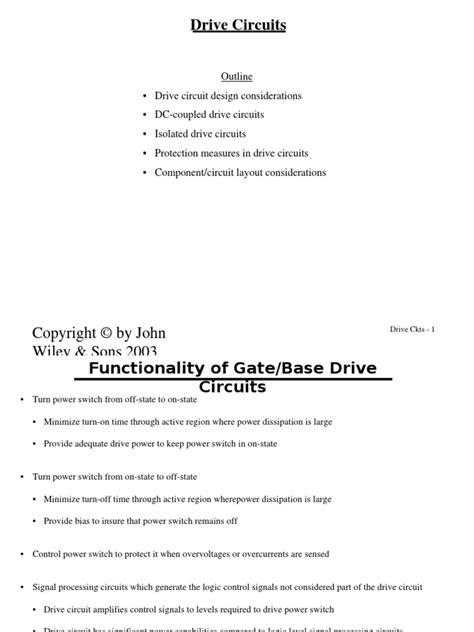 Power Electronics Ned Mohan Slides Ch28 Pdf Bipolar Junction Transistor Power Electronics