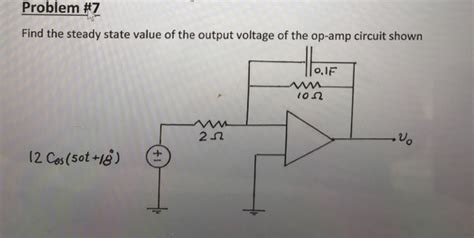 Solved Problem 7 Find The Steady State Value Of The Output