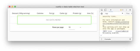 Bug Report V Data Table Using V Slotbody No Data Text Not Show In