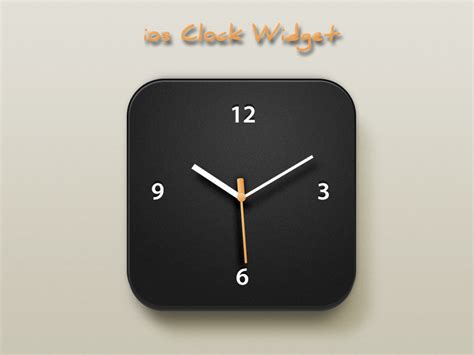 Ios Clock XWidget By Subhanulhaque On DeviantArt