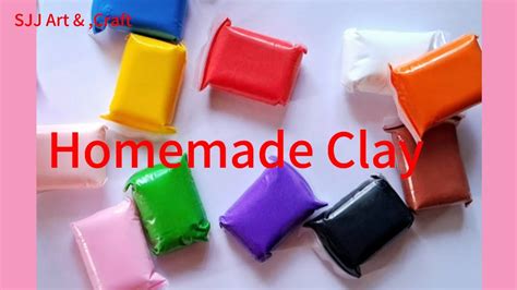 How To Make Clay At Home Craft Clay Making Diy Play Dough Homemade Soft Clay Sjj Art And Craft