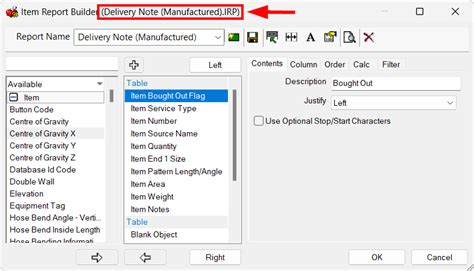 Item Reports Are Missing In Fabrication Tracker