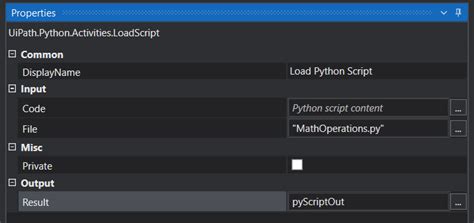 How To Run A Python Script With Entering Arguments Studio Uipath