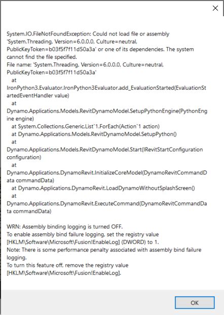 dynamo is not opening now 2024 revit dynamo