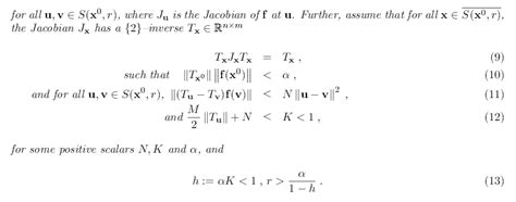 linear algebra solving a system of equations using newton s method