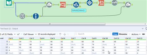 Removing Null Or Blank Values From Each Column Alteryx