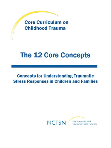 The 12 Core Concepts Concepts For Understanding Traumatic Stress