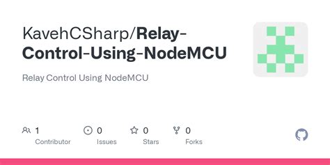 GitHub KavehCSharp Relay Control Using NodeMCU Relay Control Using NodeMCU
