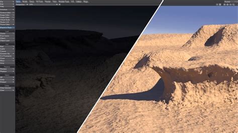 Lightwave Test Terrain Render Notes 2 Computer Graphics Terrain