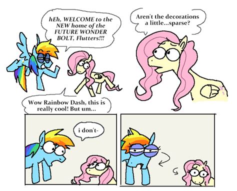 Mlp Fluttershy And Rainbow Dash Comic