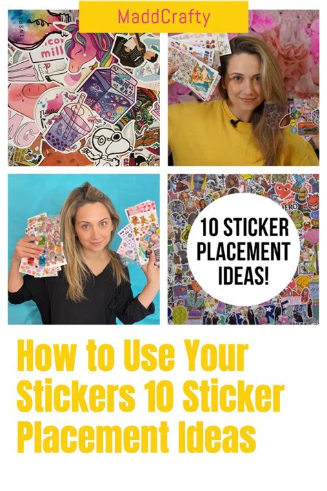 How To Use Your Stickers Sticker Placement Ideas Sticker Collection Stickers Collection