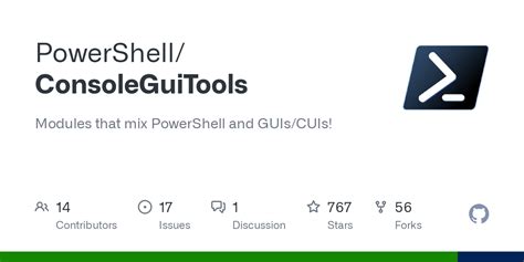 Github Powershellconsoleguitools Modules That Mix Powershell And Guiscuis