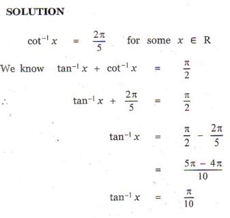 Chapter Inverse Trigonometric Functions Online Objective Test Maths Or Mathematics TN Th