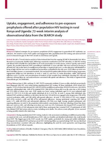 Published Evidence On Dsd For Prep Differentiated Service Delivery