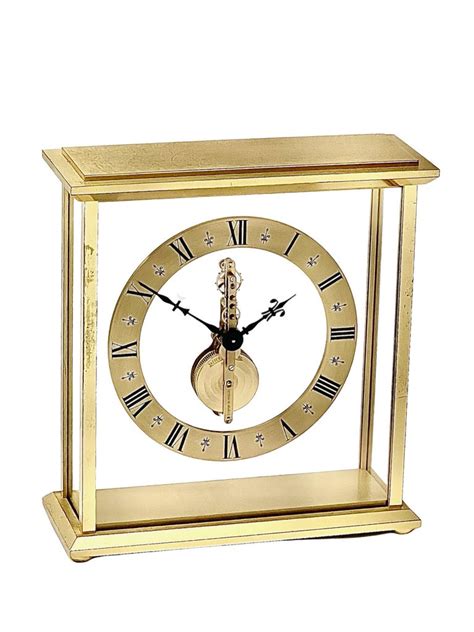 Jaeger Lecoultre Mid Century Brass And Glass Skeleton Clock No 508 For Sale At 1stdibs