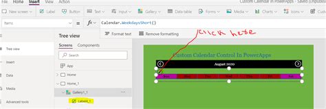 How To Create A Custom Calendar In Power Apps