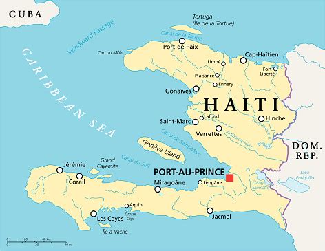 Haiti Political Map Stock Illustration Download Image Now Istock