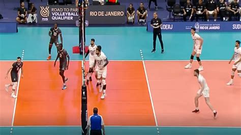 پیروزی تیم ملی والیبال کشورمان مقابل قطر در انتخابی المپیک ۲۰۲۴ پاریس