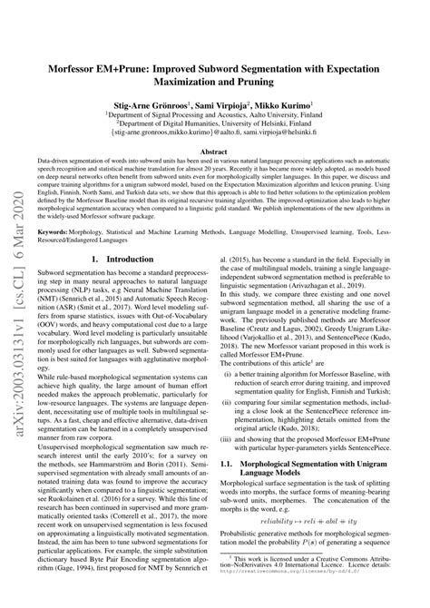 pdf morfessor em prune improved subword segmentation with