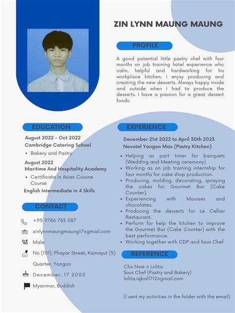 Cv Form Pdf Download Free Pdf Cakes Desserts