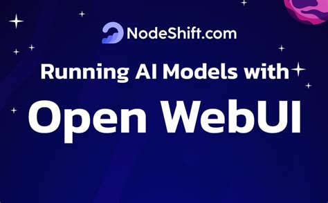running ai models with open webui dev community