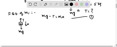 Solved Two Blocks Connected By A Rope Of Negligible Mass Are Being