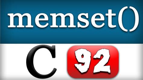 Memset Function In C Programming Language Video Tutorial Youtube