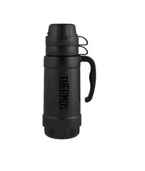 Thermos Eclipse Glass Vac Flask 1l Black Payless Lifestyle