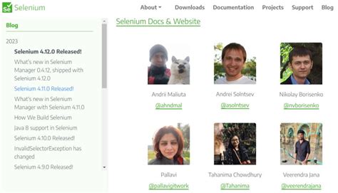 got featured in selenium s blog as a contributor for the selenium 4 12