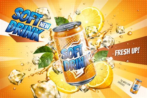 Soft Drink Advertising Poster Vector 02 Free Download Advertising