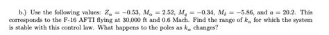 Consider The Simplified Dynamics Model For An Chegg