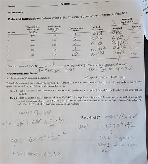 Step 2 Enter The Experimentally Determined Value Of