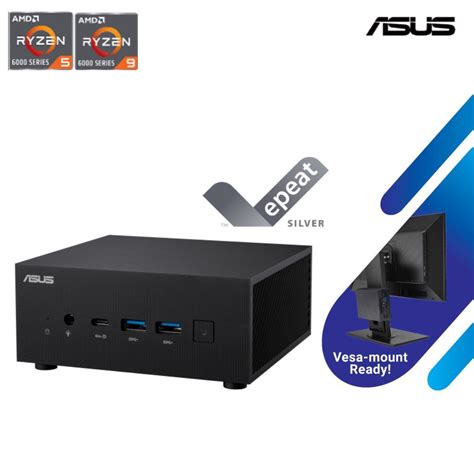 Asus Expertcenter Pn Ultra Compact Barebone Mini Pc Amd Ryzen H Series Radeon Graphics