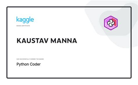 🐍 Pythonic Milestone Unlocked Kaustav Manna