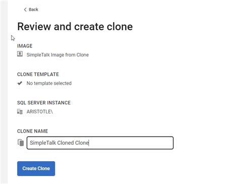 Creating A Sql Clone Image From A Sql Clone Database Voice Of The Dba
