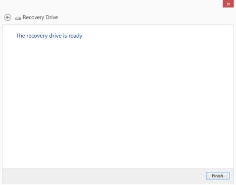 How To Create A Recovery Drive On A USB Memory Stick In Windows