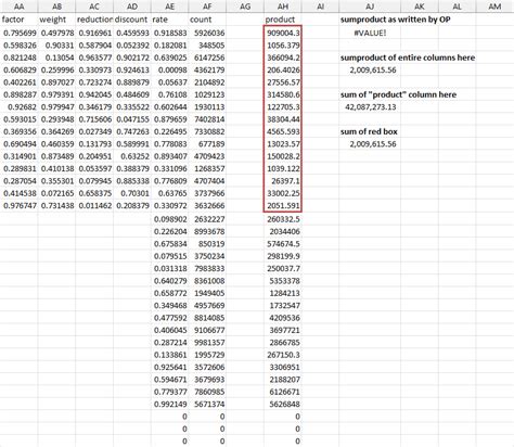 Microsoft Excel Sumproduct Arrays Different Sheets And Length Super