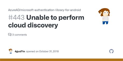 Unable To Perform Cloud Discovery · Issue 443 · Azureadmicrosoft