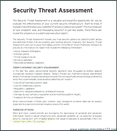 Physical Security Report Template Card Template