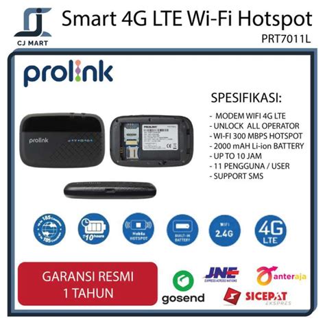 Jual Modem Prolink G Prt L G Lte Wi Fi Mifi G Hotspot Di Seller Velvet Store